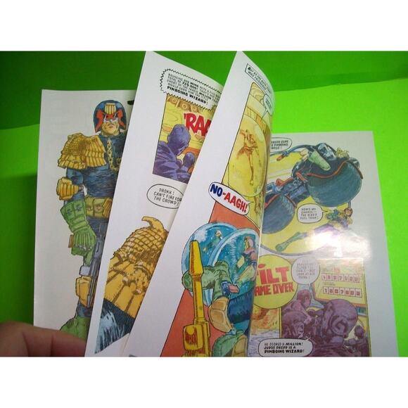 Bally | Art | Judge Dredd Pinball Machine Comic Book Flyer Original 993 ...